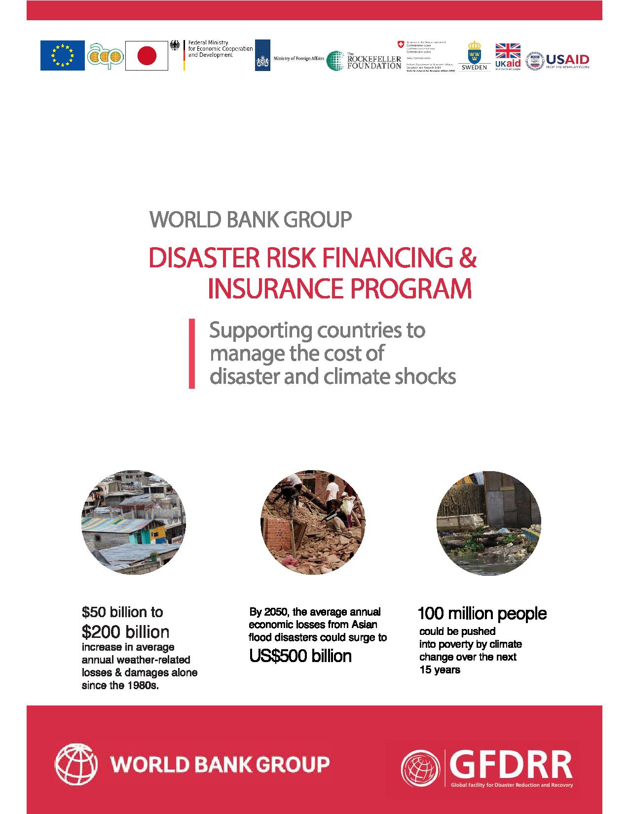 Disaster Risk Financing and Insurance Program | GFDRR